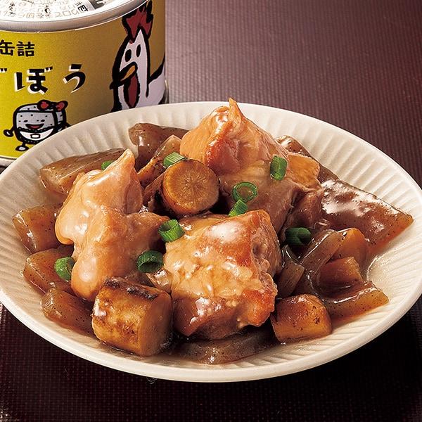 ●送料：880円（通常）ジューシーな鶏肉と、ごぼうは相性抜群！●セット内容／170g×10缶●賞味期限／製造日から常温5年●加工地／日本●原材料／鶏むね肉（ブラジル産）、ごぼう、こんにゃく、砂糖、ぶどう糖果糖液糖、しょうゆ、食塩、かつおぶし...