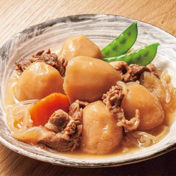 ●送料：880円（通常）簡単、温めるだけのホクホク肉じゃが！●セット内容／240g×7袋●原材料／野菜〔国産（じゃがいも、たまねぎ、人参）〕、しらたき、牛肉、しょうゆ、砂糖、発酵調味料／水酸化Ca●賞味期限／製造日から常温1年●加工地／日本...