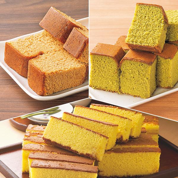 ●送料：880円（送料は別途頂きます）本場長崎の人気カステラ屋の味をお手頃価格で！●セット内容／＜蜂蜜＞230g×6袋、＜抹茶＞230g×1袋、＜黒糖＞230g×1袋●賞味期限／製造日から常温2ヶ月●原材料／＜蜂蜜＞鶏卵（国産）、砂糖、小麦...