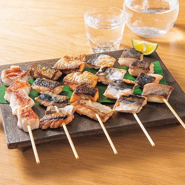 ●送料：1100円（冷凍便でのお届け、送料は別途頂きます）お魚5種を串焼きで楽しめる！●セット内容／5種×6袋●賞味期限／製造日から冷凍3ヵ月●加工地／日本●原材料／赤魚（アメリカ産）、サバ（国産）、ホッケ（国産）、真あじ（国産または韓国産...