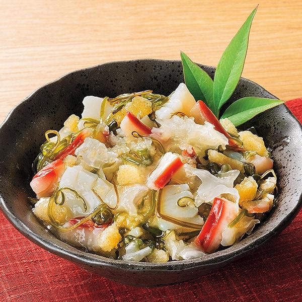 ●送料：1100円（冷凍便でのお届け、送料は別途頂きます）海の旨みたっぷり！ねばとろ海鮮漬け。●セット内容／100g×8袋●賞味期限／冷凍2026年12月25日●加工地／日本●原材料／いか（チリ、ペルー）、めかぶ、カナダほっき貝、カラフトし...