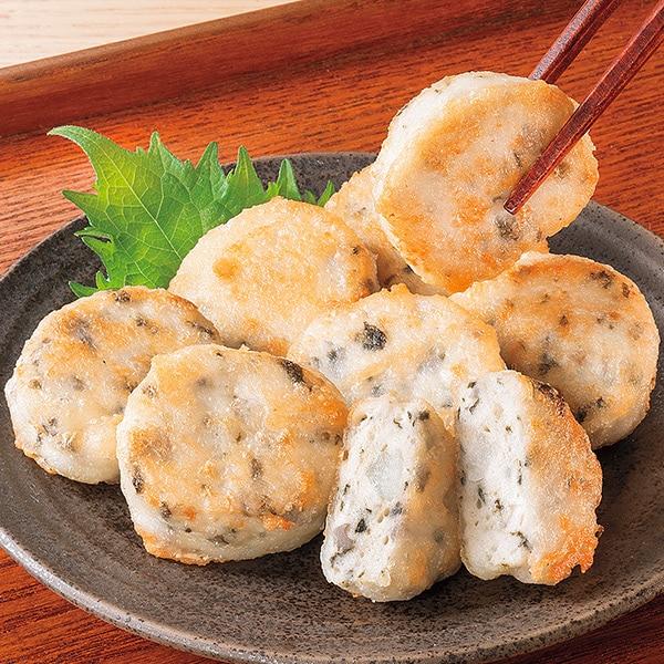●送料：1100円（冷凍便でのお届け、送料は別途頂きます）しその香りが楽しめる逸品！●セット内容／140g（10個）×10袋●賞味期限／製造日から冷凍1年●加工地／日本●原材料／やまいも（国産）、豆腐、植物油脂、魚肉すり身（いとよりだい、砂...