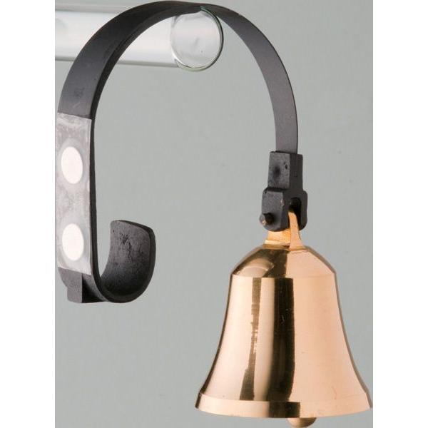 ドアベル　ドアチャイムが鳴って素敵な一日がはじまる。アンティークドアにもマッチするドアベルです。ネジでの取付不用！マグネットでドアにつけるだけなので取り付けが簡単です。■サイズ(mm)：高さ110×奥行120■素材：真鍮■重量(kg)：0....