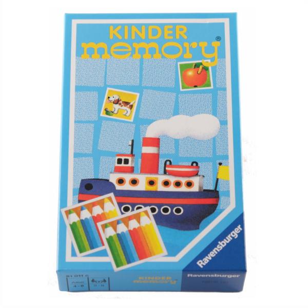 「キンダーメモリー」は、可愛らしい絵柄が特徴で、幅広い年齢の子どもたちが楽しめる定番のメモリーゲーム（神経衰弱）です。年齢： ４歳から。(遊び方により2歳から)人数： ２〜８人時間： 5〜10分箱寸法： 18×11×3.5cm部品寸法： 約...