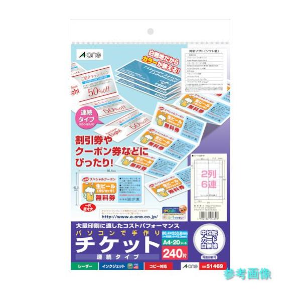 メーカー：スリーエム ジャパン(株)オフィスマーケット販売本部在庫状況：仕入先取寄せ品納期：お支払い確認後、4営業日以内出荷予定（欠品時は早急にご連絡いたします。）仕様：●手作りチケット連続タイプ2列6連
