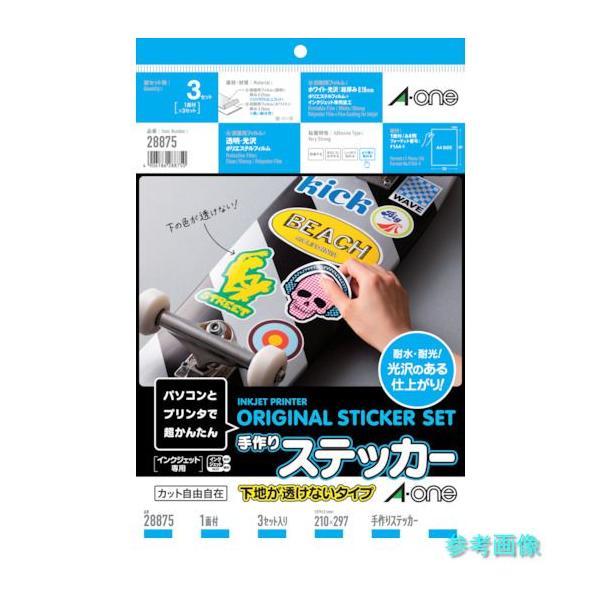 メーカー：スリーエム ジャパン(株)オフィスマーケット販売本部在庫状況：仕入先取寄せ品納期：お支払い確認後、4営業日以内出荷予定（欠品時は早急にご連絡いたします。）仕様：●手作りステッカー　下地が透けないA4※