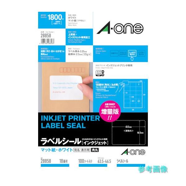 メーカー：スリーエム ジャパン(株)オフィスマーケット販売本部在庫状況：仕入先取寄せ品納期：お支払い確認後、4営業日以内出荷予定（欠品時は早急にご連絡いたします。）仕様：●ラベルシール(インクジェット)18面　(100枚入)