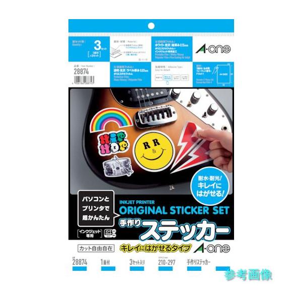 メーカー：スリーエム ジャパン(株)オフィスマーケット販売本部在庫状況：仕入先取寄せ品納期：お支払い確認後、4営業日以内出荷予定（欠品時は早急にご連絡いたします。）仕様：●手作りステッカー　キレイにはがせるA4※