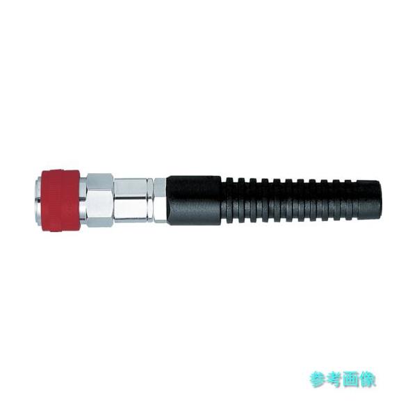 メーカー：トラスコ中山(株)在庫状況：仕入先在庫品納期：お支払い確認後、3営業日以内出荷予定（欠品時は早急にご連絡いたします。）商品特長：●ワンタッチで接続ができ、ロック式で安全です。●エアホースの折れを防ぐプロテクター付です。●一般カップ...