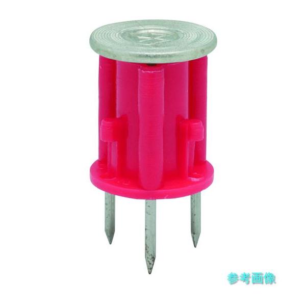 メーカー：トラスコ中山(株)在庫状況：仕入先在庫品納期：お支払い確認後、3営業日以内出荷予定（欠品時は早急にご連絡いたします。）商品特長：●３本釘で自立します。●片手で簡単に打ち込めます。●型枠解体後、スラブの下から色が確認できます。●電設...