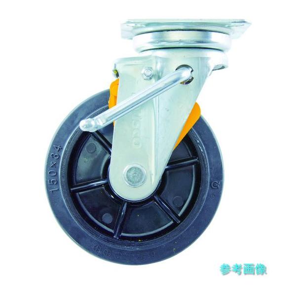 メーカー：トラスコ中山(株)在庫状況：仕入先在庫品納期：お支払い確認後、3営業日以内出荷予定（欠品時は早急にご連絡いたします。）商品特長：●車輪にブレーキマークをつけてブレーキが掛かっている車輪を目視できるようにしました。仕様：●許容荷重(...