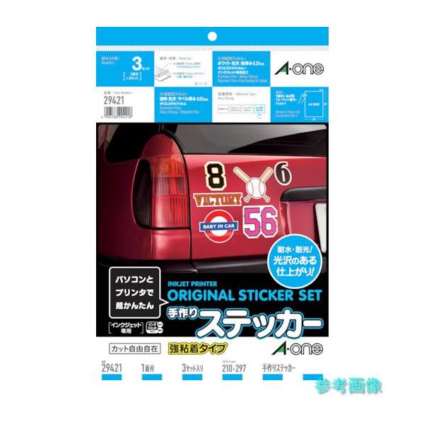 メーカー：スリーエム ジャパン(株)オフィスマーケット販売本部在庫状況：仕入先在庫品納期：お支払い確認後、3営業日以内出荷予定（欠品時は早急にご連絡いたします。）商品特長：●本格的なステッカーが1枚から簡単に作成できる保護フィルム付きセット...