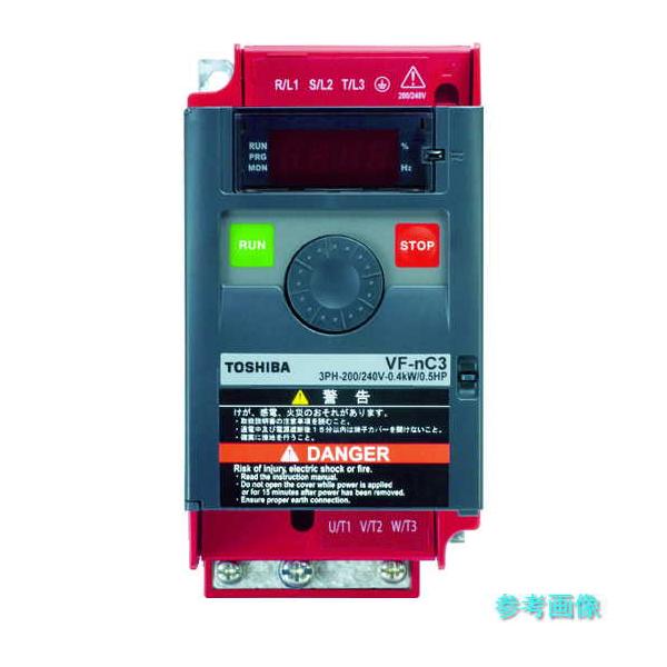 メーカー：東芝産業機器システム(株)在庫状況：仕入先取寄せ品納期：お支払い確認後、3営業日以内出荷予定（欠品時は早急にご連絡いたします。）商品特長：●簡単な配線・設置　インバータを密着させて多数台を設置するサイド・バイ・サイド設置（周囲温度...