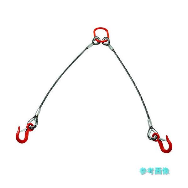 メーカー：トラスコ中山(株)在庫状況：仕入先在庫品納期：お支払い確認後、3営業日以内出荷予定（欠品時は早急にご連絡いたします。）商品特長：●「JIS規格（ＪＩＳＢ８８１７）」適合品のワイヤロープを使用しています。●「労働安全衛生規則第475...