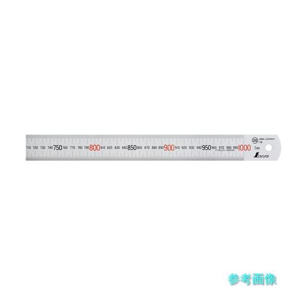 メーカー：シンワ測定(株)在庫状況：仕入先取寄せ品納期：お支払い確認後、4営業日以内出荷予定（欠品時は早急にご連絡いたします。）商品特長：●JCSS校正証明書付です。仕様：●本体サイズ：1050.00×35.00×1.50mm●目盛ピッチ上...