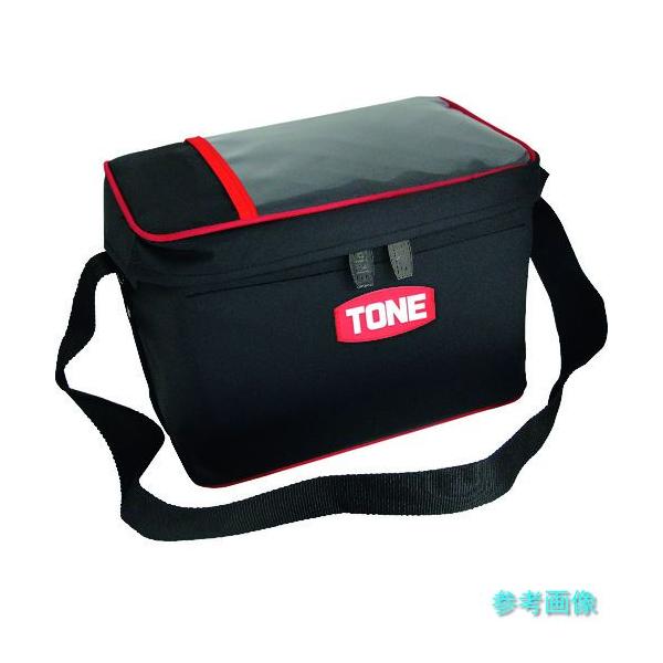メーカー：TONE(株)在庫状況：仕入先在庫品納期：お支払い確認後、3営業日以内出荷予定（欠品時は早急にご連絡いたします。）商品特長：●ボルトやナット、工具類の収納・運搬ができる便利なバッグです。●ボルト類を汚れや水漏れから守ります。●耐水...