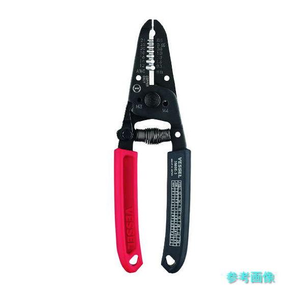 メーカー：(株)ベッセル在庫状況：仕入先在庫品納期：お支払い確認後、3営業日以内出荷予定（欠品時は早急にご連絡いたします。）商品特長：●自然に握り方向が決まるダブルカラーで作業効率がアップします。●真円形状で芯線を傷つけません。●小ねじ・ボ...