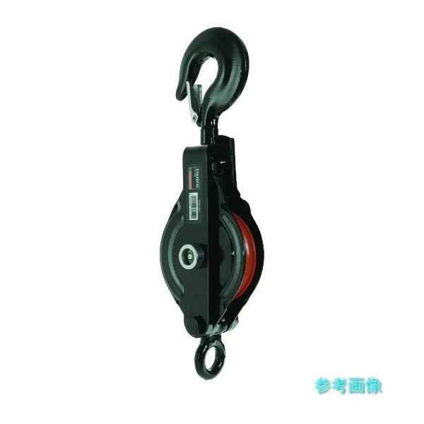 メーカー：トラスコ中山(株)在庫状況：仕入先在庫品納期：お支払い確認後、3営業日以内出荷予定（欠品時は早急にご連絡いたします。）商品特長：●側板が開くのでロープの途中からでも装着可能です。●グリスニップル付ですので分解しなくても給油できます...