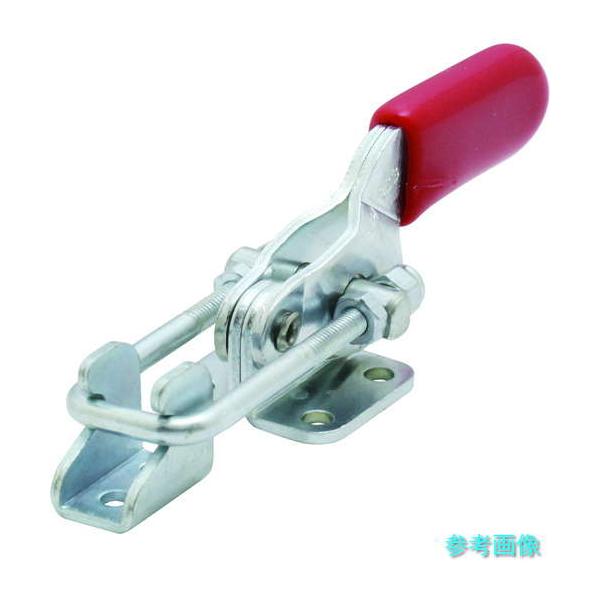 メーカー：(株)イマオコーポレーション在庫状況：仕入先在庫品納期：お支払い確認後、3営業日以内出荷予定（欠品時は早急にご連絡いたします。）商品特長：●レバーを倒して引っかけてクランプします。仕様：●全長(mm)：84.5●引圧力(kN)：1...