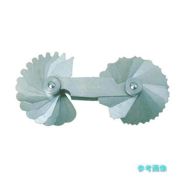 メーカー：トラスコ中山(株)在庫状況：仕入先在庫品納期：お支払い確認後、3営業日以内出荷予定（欠品時は早急にご連絡いたします。）商品特長：●工作物、成形品、金型、刃物などのR（半径）の検査に使用します。用途：●外径丸み、溝の丸み用。仕様：●...