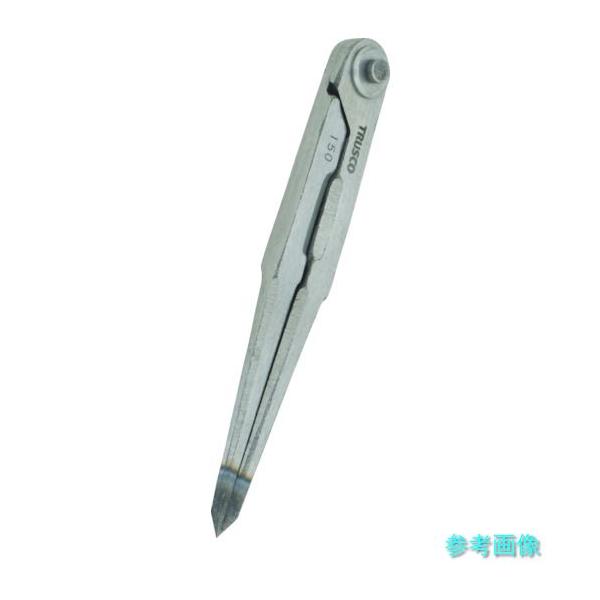 メーカー：トラスコ中山(株)在庫状況：仕入先在庫品納期：お支払い確認後、3営業日以内出荷予定（欠品時は早急にご連絡いたします。）商品特長：●線を分割または等分するのに用います。●ケガキ作業用です。仕様：●全長(mm)：150●コンパスの円直...
