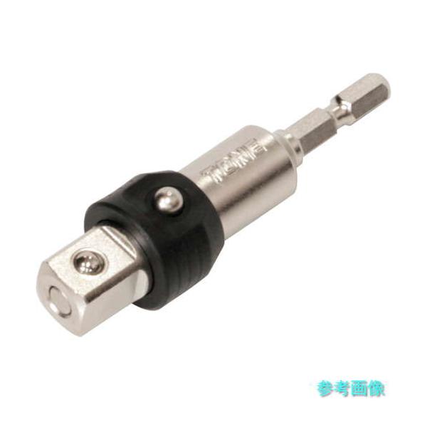 メーカー：TONE(株)在庫状況：仕入先在庫品納期：お支払い確認後、3営業日以内出荷予定（欠品時は早急にご連絡いたします。）商品特長：●クイックリリース機構付でソケットを簡単に着脱、確実に保持します。用途：●電動工具でソケット類を使えるよう...