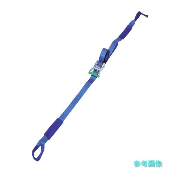 メーカー：トラスコ中山(株)在庫状況：仕入先在庫品納期：お支払い確認後、3営業日以内出荷予定（欠品時は早急にご連絡いたします。）商品特長：●ラチェット式により簡単な操作で確実な荷締め作業ができるベルトです。用途：●トラック輸送時の荷崩れ防止...