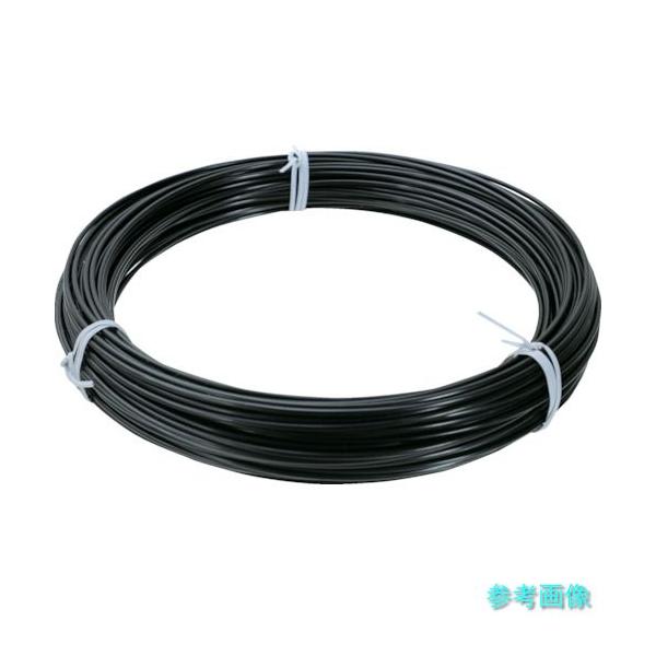 メーカー：トラスコ中山(株)在庫状況：仕入先在庫品納期：お支払い確認後、3営業日以内出荷予定（欠品時は早急にご連絡いたします。）商品特長：●ビニールをなまし鉄線に被覆しています。用途：●各種結束に。仕様：●番手(#)：14●線径(mm)：2...