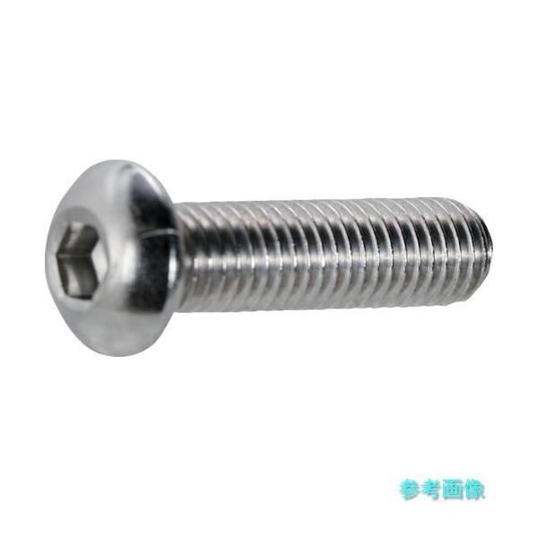 メーカー：トラスコ中山(株)在庫状況：仕入先在庫品納期：お支払い確認後、3営業日以内出荷予定（欠品時は早急にご連絡いたします。）商品特長：●丸みを帯びた頭の形状がでボタンキャップとも呼ばれています。●六角穴付ボルトより頭の高さが低く幅が大き...