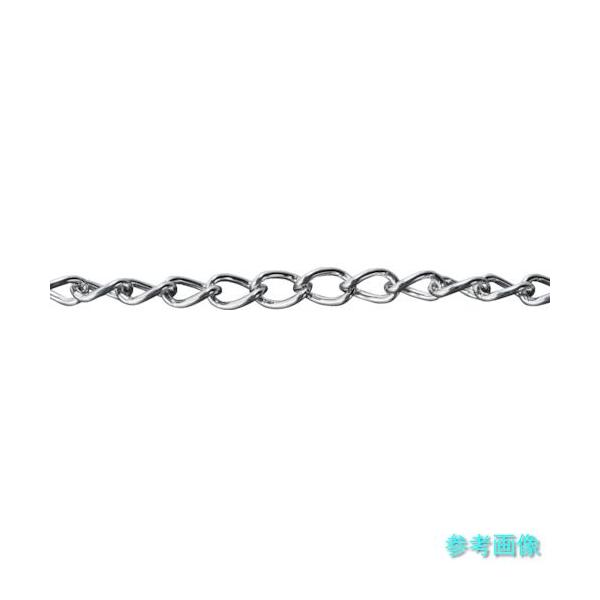 メーカー：トラスコ中山(株)在庫状況：仕入先在庫品納期：お支払い確認後、3営業日以内出荷予定（欠品時は早急にご連絡いたします。）商品特長：●チェーンのリンクを90°ひねったタイプです。用途：●パーツとの併用で、転倒防止・連結部品として使用で...