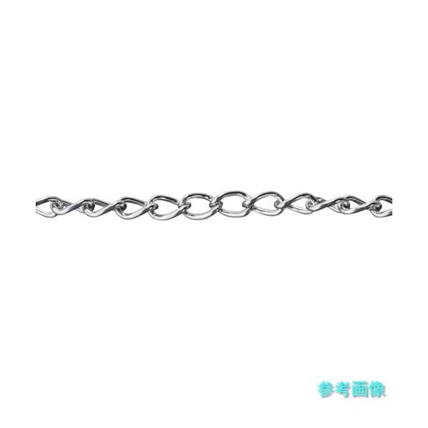 メーカー：トラスコ中山(株)在庫状況：仕入先在庫品納期：お支払い確認後、3営業日以内出荷予定（欠品時は早急にご連絡いたします。）商品特長：●チェーンのリンクを90°ひねったタイプです。用途：●パーツとの併用で、転倒防止・連結部品として使用で...