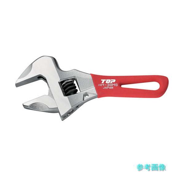 メーカー：トップ工業(株)在庫状況：仕入先在庫品納期：お支払い確認後、3営業日以内出荷予定（欠品時は早急にご連絡いたします。）商品特長：●ワイドな口開きです。●ワンランク上のサイズまで開きます。●ガタ無しウォームを搭載しています。●バックラ...