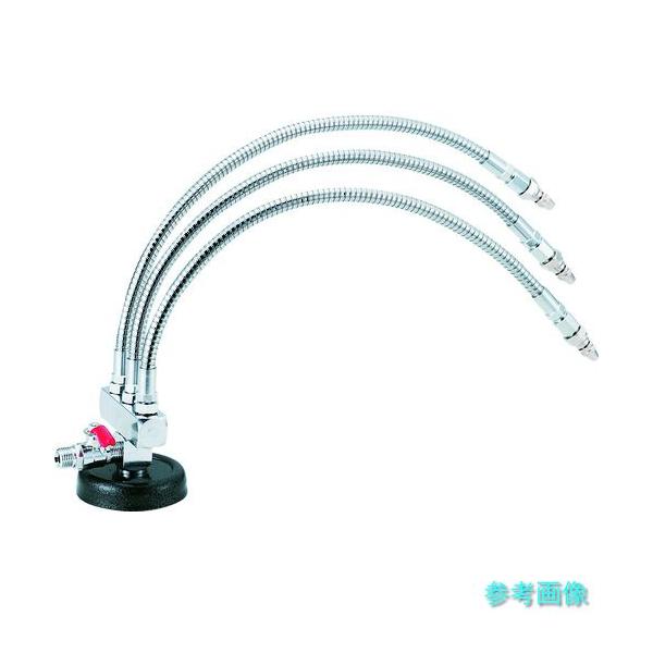 メーカー：トラスコ中山(株)在庫状況：仕入先在庫品納期：お支払い確認後、3営業日以内出荷予定（欠品時は早急にご連絡いたします。）商品特長：●強力マグネットでクーラント配管が容易にできます。●フレキノズル付で流体は液体・気体で使用可能です。●...