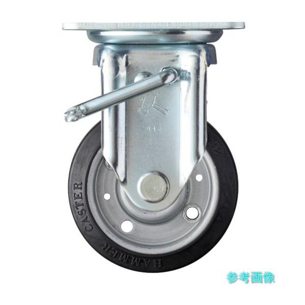 メーカー：ハンマーキャスター(株)在庫状況：仕入先在庫品納期：お支払い確認後、3営業日以内出荷予定（欠品時は早急にご連絡いたします。）商品特長：●旋回式キャスター４２０Ｊ／４１３Ｊと併用できる強靭な固定式キャスターです。●使用例 ： 機械の...