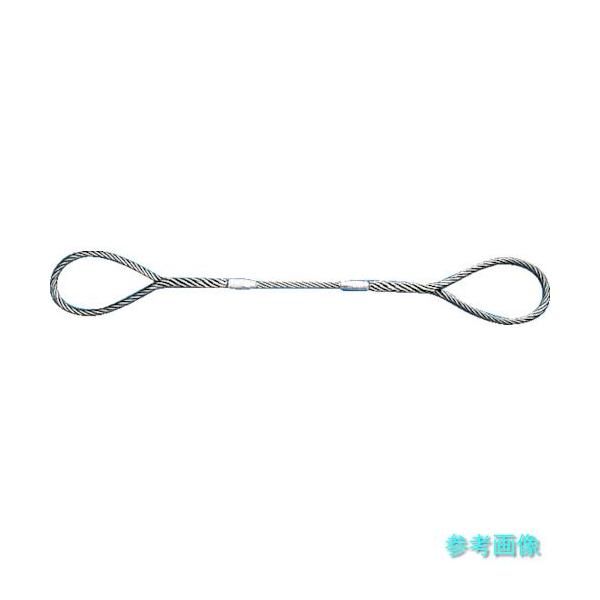メーカー：トラスコ中山(株)在庫状況：仕入先在庫品納期：お支払い確認後、3営業日以内出荷予定（欠品時は早急にご連絡いたします。）商品特長：●JIS規格適合品のワイヤロープを使用しています。●「労働安全衛生規則第475条」及び「クレーン等安全...