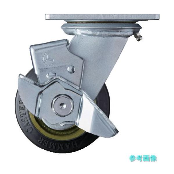 メーカー：ハンマーキャスター(株)在庫状況：仕入先在庫品納期：お支払い確認後、3営業日以内出荷予定（欠品時は早急にご連絡いたします。）商品特長：●重量用に特に設計されたキャスターです。極厚の材料をウェルディング加工し、旋回部には焼き入れ処理...