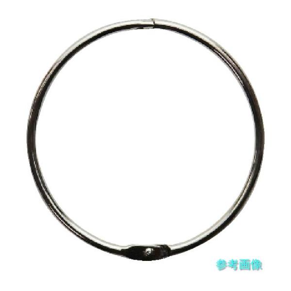 メーカー：トラスコ中山(株)在庫状況：仕入先在庫品納期：お支払い確認後、3営業日以内出荷予定（欠品時は早急にご連絡いたします。）商品特長：●カチッとしたかみ合わせができます。用途：●書類・カードの綴り。仕様：●色：シルバー●内径(mm)：3...