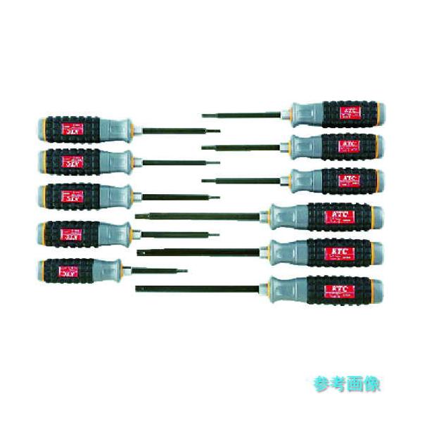 メーカー：京都機械工具(株)在庫状況：仕入先在庫品納期：お支払い確認後、3営業日以内出荷予定（欠品時は早急にご連絡いたします。）商品特長：●軸の根元についた六角形状で、スパナなどを掛けて回すことができます。●グリップエンドのサイズ表示で先端...