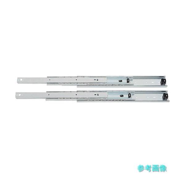 メーカー：トラスコ中山(株)在庫状況：仕入先在庫品納期：お支払い確認後、3営業日以内出荷予定（欠品時は早急にご連絡いたします。）商品特長：●１袋２本入、１本単価を追求しました。●インナーメンバーを完全に引き出せる３段引のスライドレールです。...