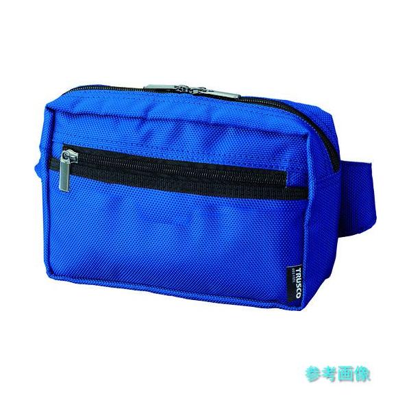 メーカー：トラスコ中山(株)在庫状況：仕入先在庫品納期：お支払い確認後、3営業日以内出荷予定（欠品時は早急にご連絡いたします。）商品特長：●シンプルでコンパクトなウエストポーチです。仕様：●色：ブルー●幅(mm)：225●奥行(mm)：55...