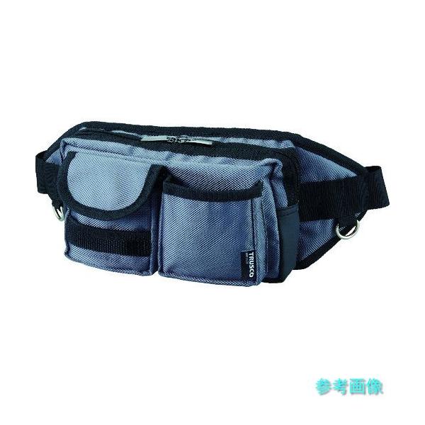 メーカー：トラスコ中山(株)在庫状況：仕入先在庫品納期：お支払い確認後、3営業日以内出荷予定（欠品時は早急にご連絡いたします。）商品特長：●前面2か所に便利なポケットが付いたウエストポーチです。仕様：●色：グレー●幅(mm)：250●奥行(...