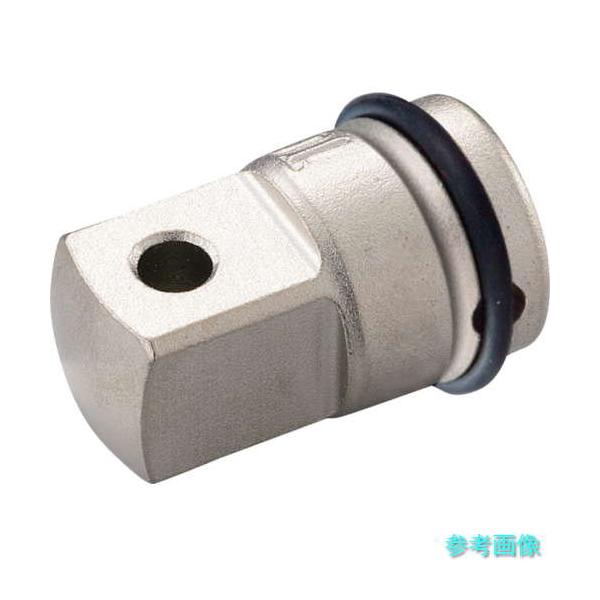 メーカー：TONE(株)在庫状況：仕入先在庫品納期：お支払い確認後、3営業日以内出荷予定（欠品時は早急にご連絡いたします。）商品特長：●インパクトレンチなどの動力工具用のソケットアダプターです。●着脱の際にOリングを一旦溝に仮置きすることで...
