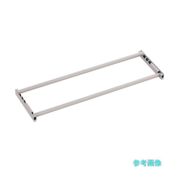 メーカー：トラスコ中山(株)在庫状況：仕入先在庫品納期：お支払い確認後、3営業日以内出荷予定（欠品時は早急にご連絡いたします。）商品特長：●タイヤ受けパイプは65mmピッチ、4段階で取り付け幅を調整可能です。仕様：●間口(mm)：1800●...