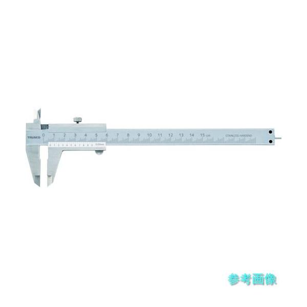 メーカー：トラスコ中山(株)在庫状況：仕入先在庫品納期：お支払い確認後、3営業日以内出荷予定（欠品時は早急にご連絡いたします。）商品特長：●ユニバーサルデザインの標準ノギスです。●目盛を段差目盛に、数字をユニバーサル文字にすることで、目盛の...