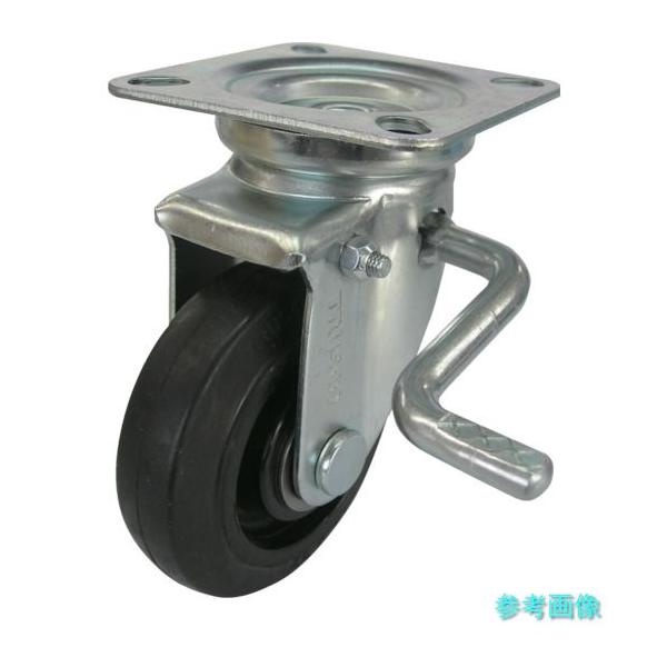 メーカー：トラスコ中山(株)在庫状況：仕入先在庫品納期：お支払い確認後、3営業日以内出荷予定（欠品時は早急にご連絡いたします。）商品特長：●従来のプレス製ホイールゴム車よりも約10%軽くなっています。●ストッパーを掛けると、ワンアクションで...