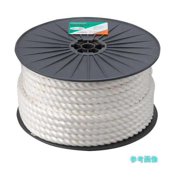 メーカー：トラスコ中山(株)在庫状況：仕入先在庫品納期：お支払い確認後、3営業日以内出荷予定（欠品時は早急にご連絡いたします。）商品特長：●耐候性、耐久性に優れ、漁業用、陸上用などの幅広い分野で使われています。用途：●避難用ロープ用。（縄梯...