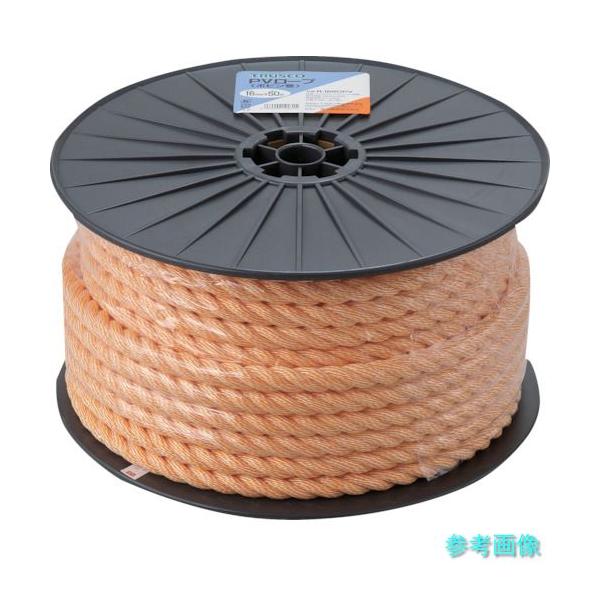 メーカー：トラスコ中山(株)在庫状況：仕入先在庫品納期：お支払い確認後、3営業日以内出荷予定（欠品時は早急にご連絡いたします。）商品特長：●ポリエチレンにビニロンを混撚することで、耐摩耗性に優れ、作業に適した結びやすいロープです。用途：●軽...