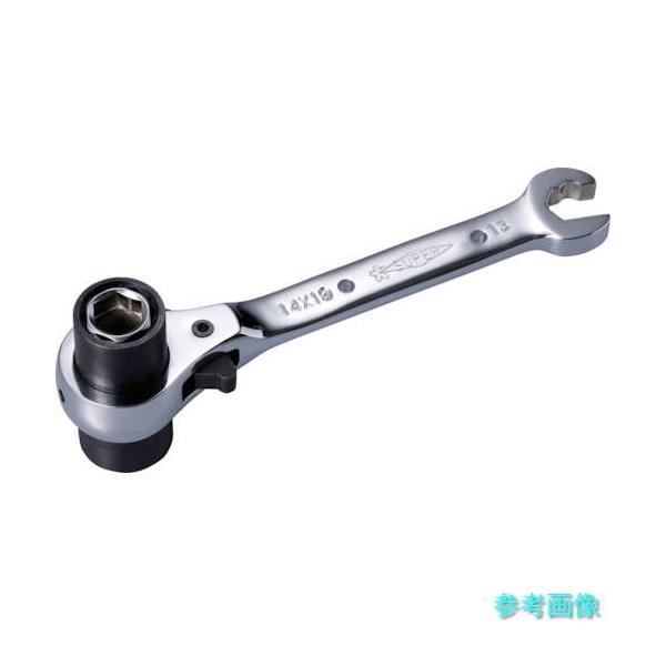 メーカー：(株)スーパーツール在庫状況：仕入先在庫品納期：お支払い確認後、3営業日以内出荷予定（欠品時は早急にご連絡いたします。）商品特長：●正逆は切り替え爪式です。●1丁で5サイズのボルト・ナットの締め付けが可能です。●配管バンド、各種ラ...