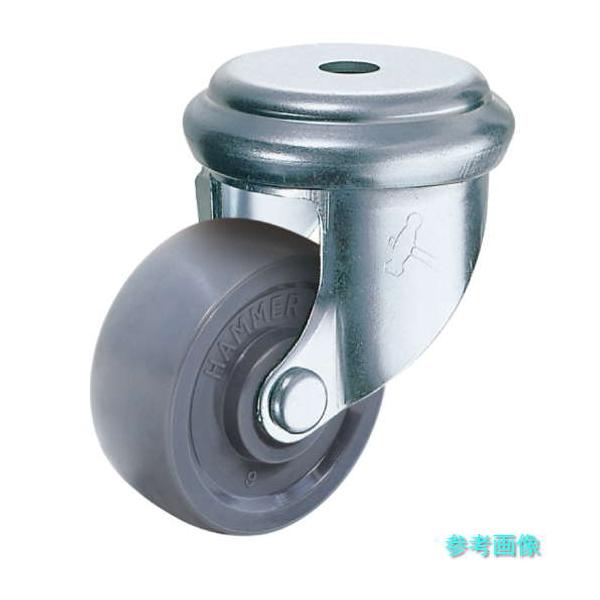 メーカー：ハンマーキャスター(株)在庫状況：仕入先取寄せ品納期：お支払い確認後、8〜10営業日以内出荷予定（欠品時は早急にご連絡いたします。）商品特長：●取付け方法が非常に特徴的なキャスターです。●一般家庭や事業所で使用されているあらゆる軽...