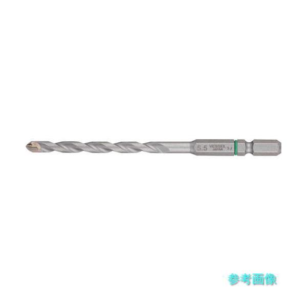 メーカー：(株)ベッセル在庫状況：仕入先在庫品納期：お支払い確認後、3営業日以内出荷予定（欠品時は早急にご連絡いたします。）商品特長：●片刃非対称の新設計刃で切削抵抗が減り切削スピードと耐久性がアップします。●刃先を水で冷やせば、穴あけが回...